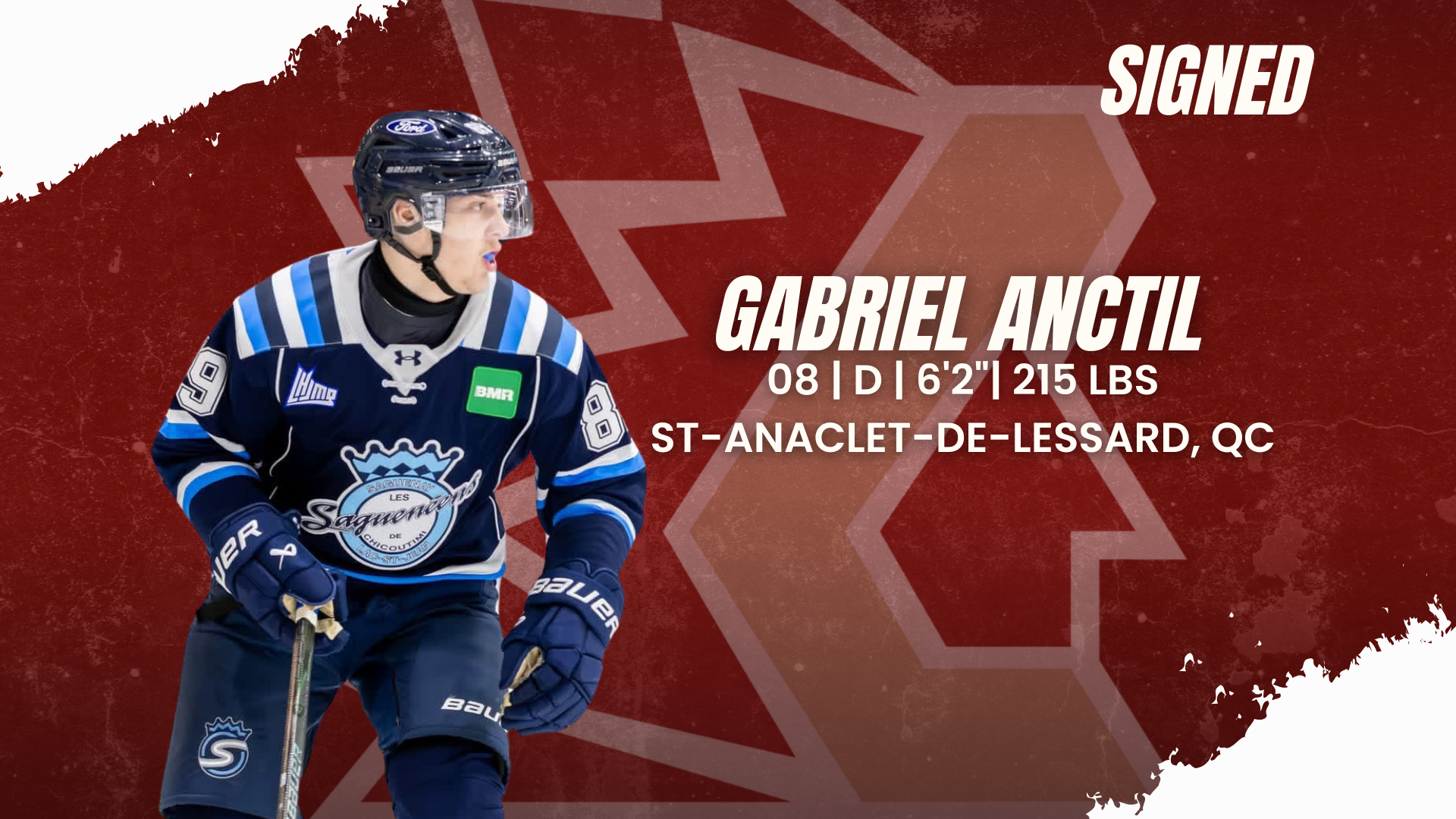 Chiefs Sign Defenceman Gabriel Anctil | Chilliwack Chiefs